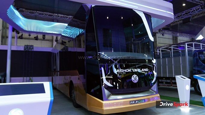 Ashok Leyland 13.5 CNG Sleeper Auto Expo 2023 Images [HD]: Ashok ...
