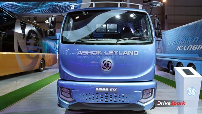 Ashok Leyland BOSS EV Auto Expo 2023 Images [HD]: Ashok Leyland BOSS EV ...
