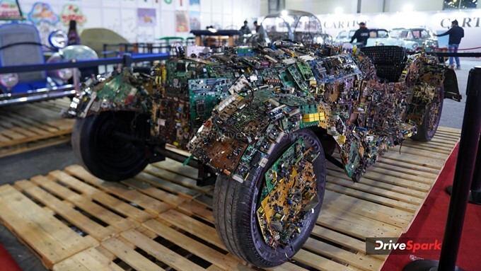 Cartist E-Waste Car Auto Expo 2023 Images [HD]: Cartist E-Waste Car ...