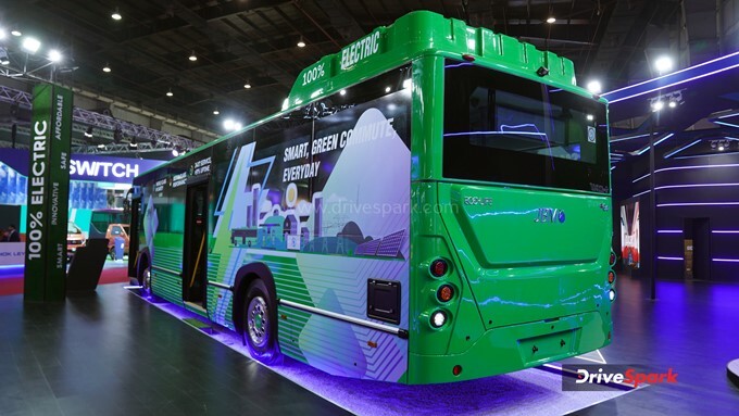 JBM Eco Life Electric Bus Auto Expo 2023 Images [HD] - DriveSpark