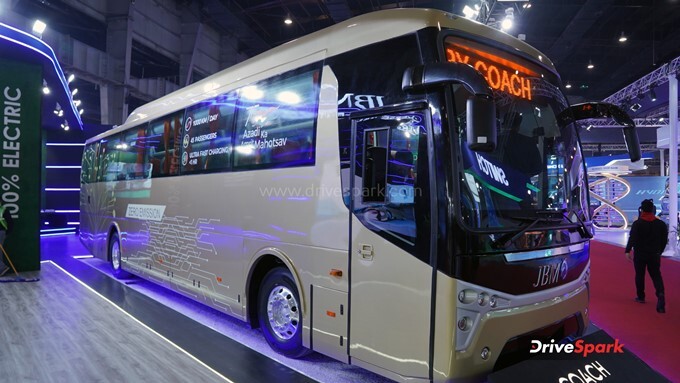 JBM Galaxy Electric Bus Auto Expo 2023 Images [HD] - DriveSpark