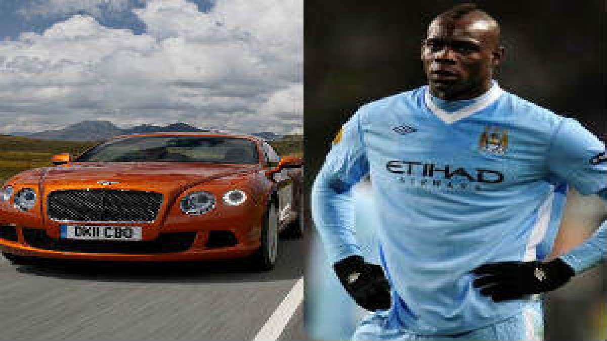 Mario Balotelli | Crashes His Bentley | Continental GT | Manchester ...