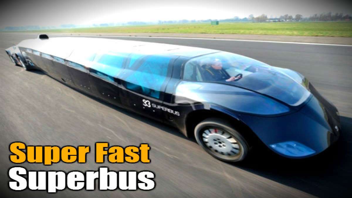Super Bus | Top Speed 250kmpl | Fully Electric | Powered By Solar ...