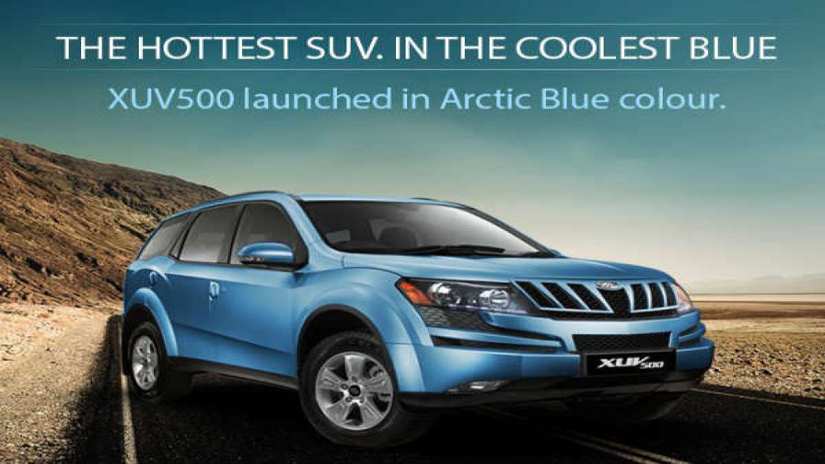 Mahindra XUV 500 | New Colour | Arctic Blue | Premium SUV - DriveSpark News