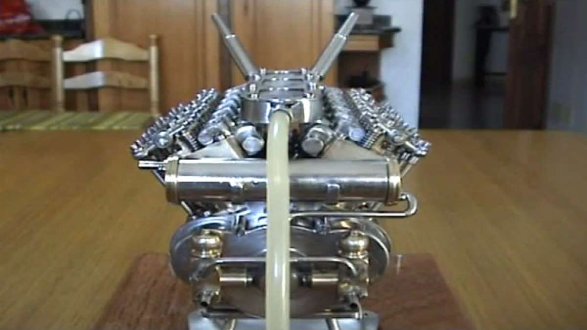 World's Smallest V12 Engine - DriveSpark