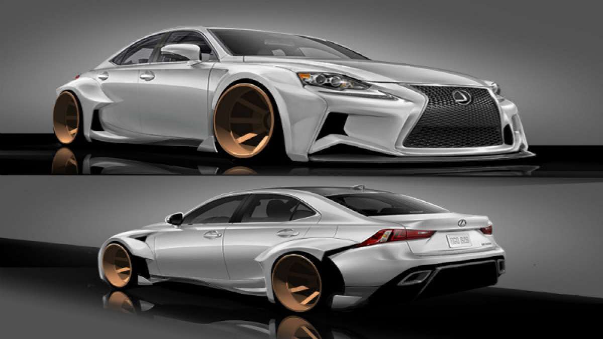 Lexus IS DeviantART SEMA Design Concept By Rob Evans - DriveSpark