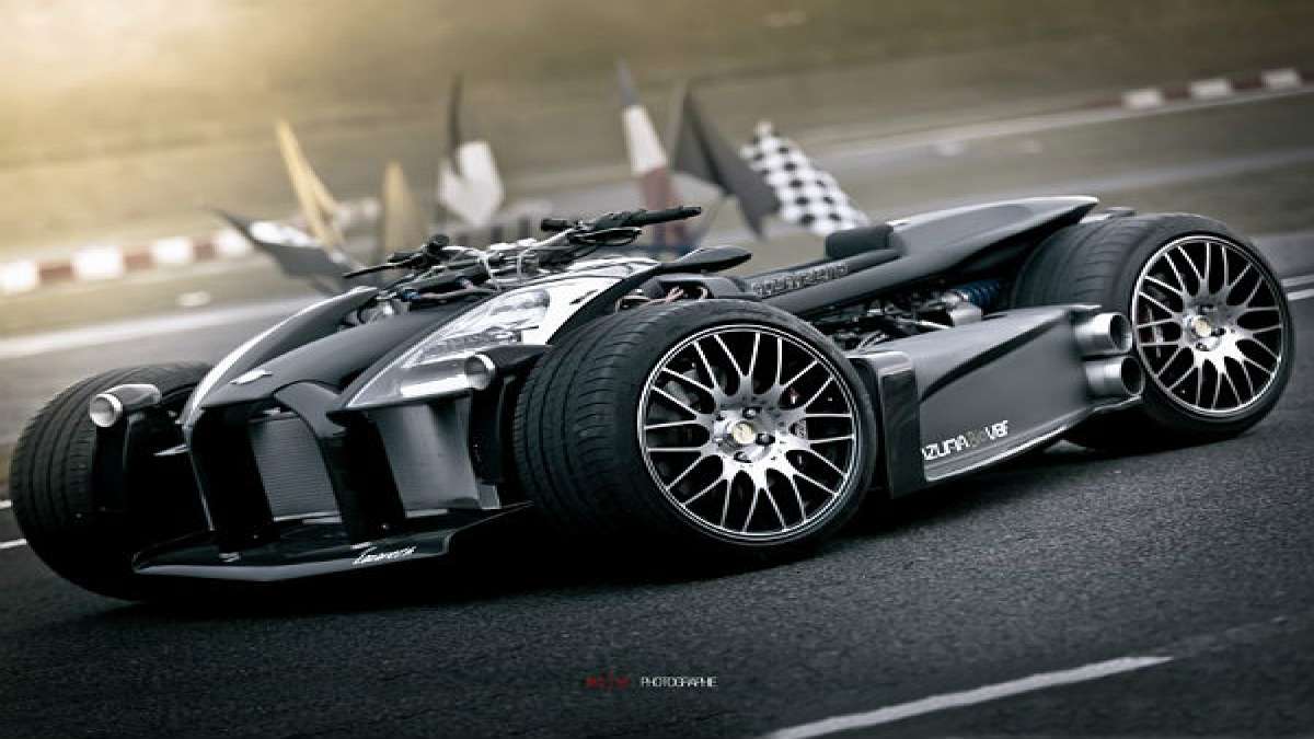 Lazareth Wazuma V8F Quad Has A Ferrari V8 Engine - DriveSpark