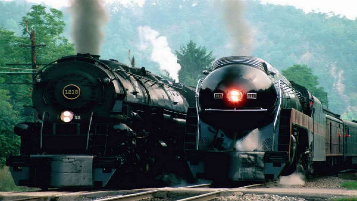Steam Trains Racing; Animated Video - DriveSpark