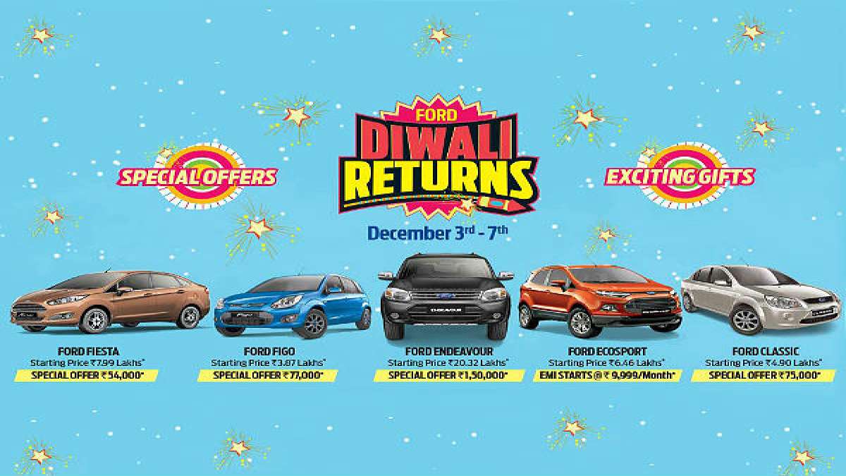 Ford India Introduce 'Diwali Returns’ From 3rd-7th December, 2014 ...