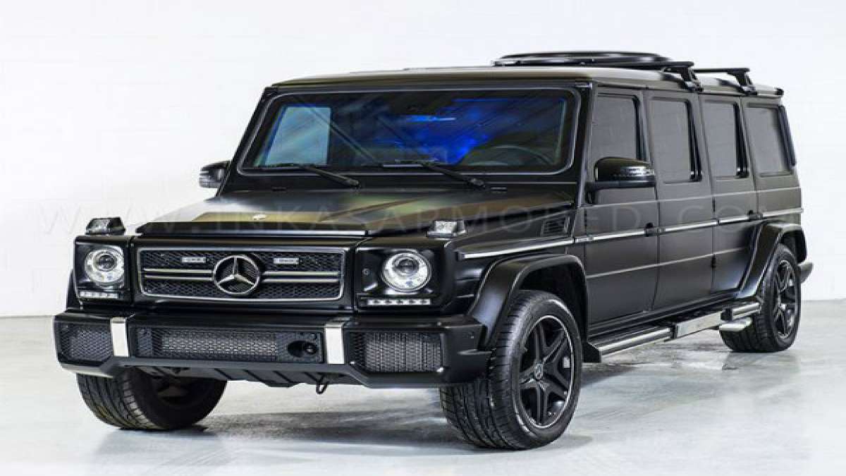 Armoured, Stretched Mercedes-Benz G63 AMG By Inkas - DriveSpark News