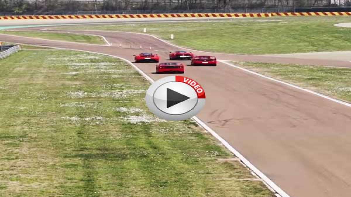 Dario Benuzzi Laps Fiorano With 4 Best Ferrari's Ever Made - DriveSpark ...