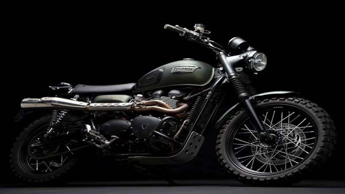 Jurassic World Triumph Scrambler Sold At Auction! - DriveSpark
