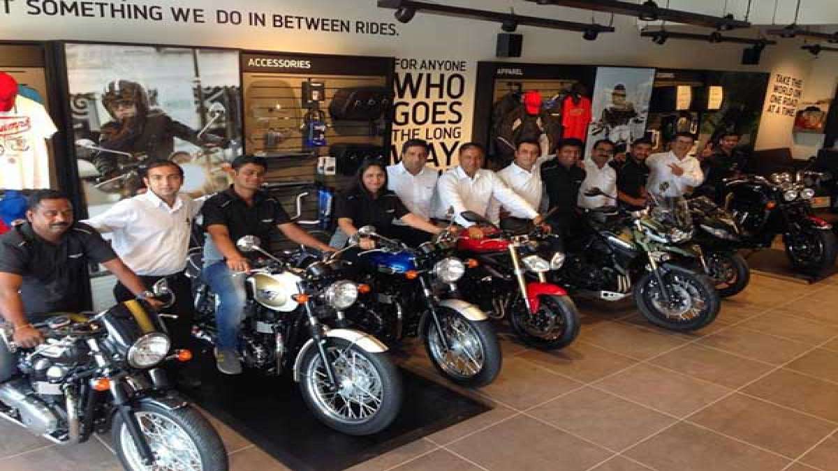 Triumph India Inaugurates Exclusive Dealership Outlet In Jaipur ...