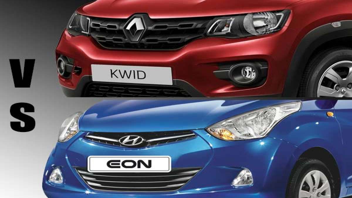 Renault Kwid vs Hyundai Eon Comparison - DriveSpark News