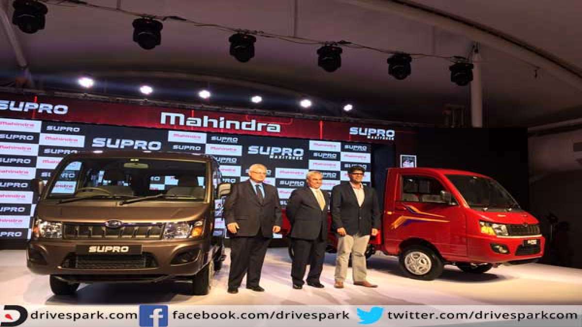 Mahindra Launches Supro Passenger Vehicle & Commercial Vehicle ...