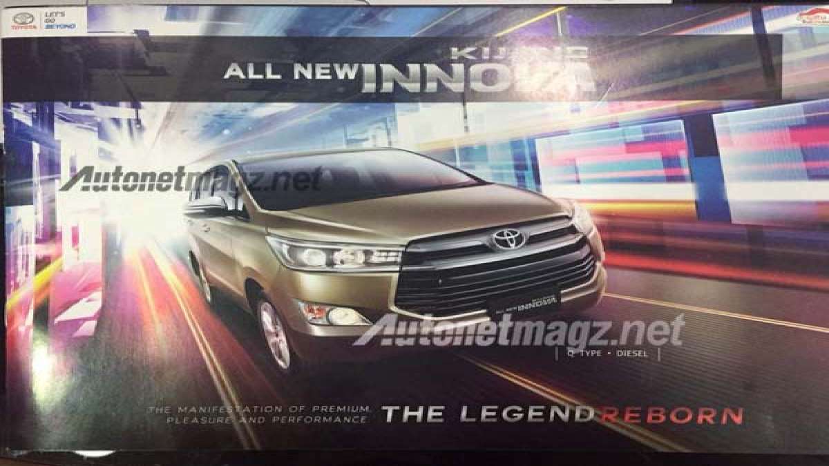New Toyota Innova Brochure, Details Leaked - DriveSpark News