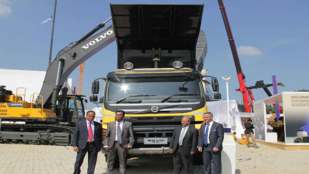 EXCON 2015: Volvo Launches Largest Multiaxle Dump Trucks - DriveSpark News