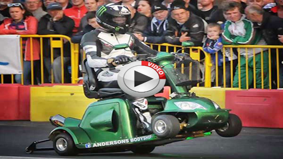 World's Fastest Mobility Scooter Hits 173km/h - Video - DriveSpark