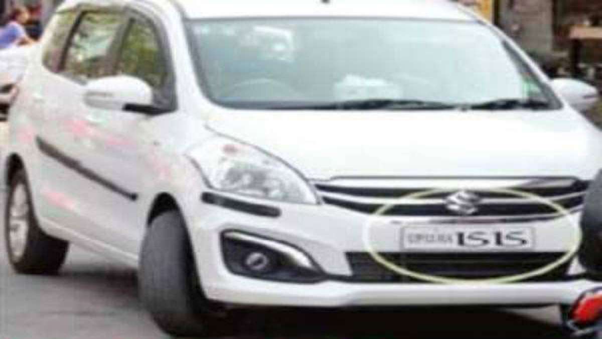 Vehicle Owner Supports ISIS Through Fancy Number Plate - DriveSpark