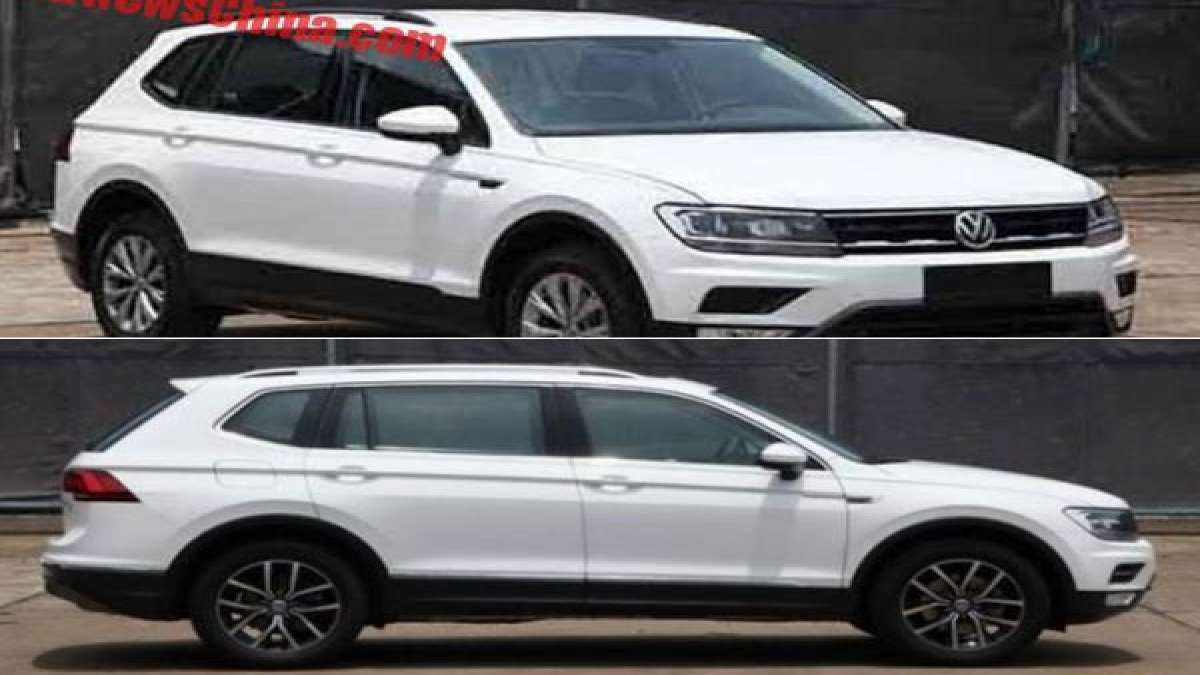 Volkswagen Tiguan XL Spied Testing - DriveSpark News