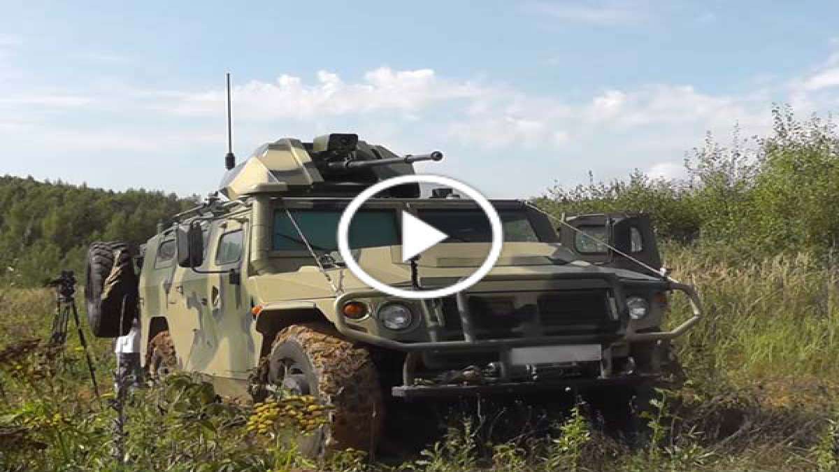 Russia's Tigr Armoured Car Can Drive Itself And Fire Weapons ...