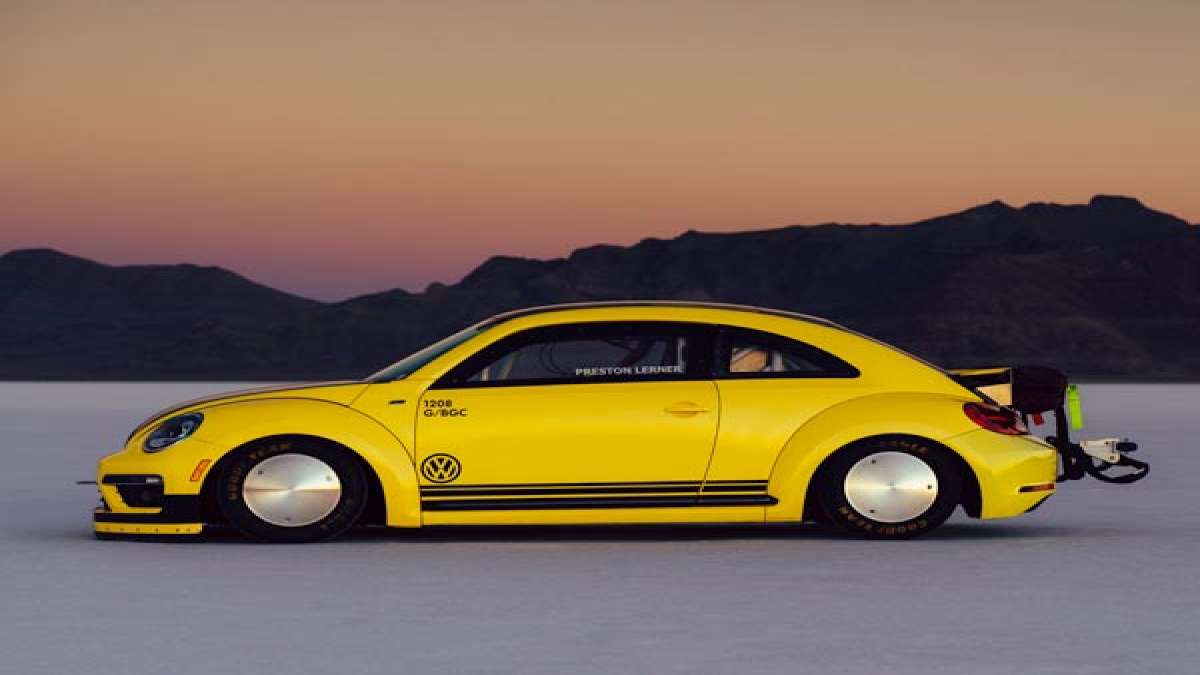 Volkswagen Beetle Achieves Land Speed Record At Bonneville Salt Flats ...