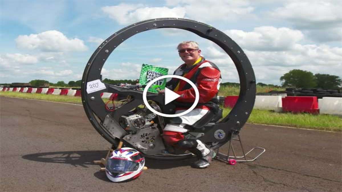 World's Fastest Monowheel Motorcycle Has A Top Speed Of 98.464 km/h ...