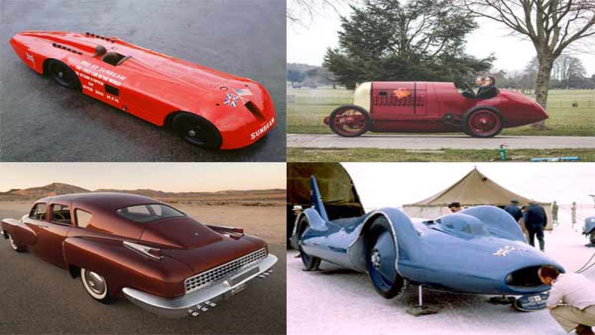 Interesting Aircraft Engined Cars From The Past - DriveSpark