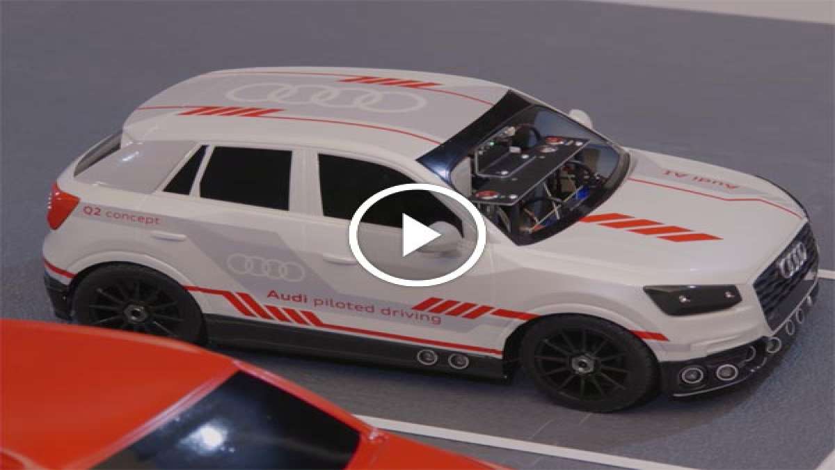 Audi Q2 Scale Model Showcases Intelligent Automatic Parking System ...