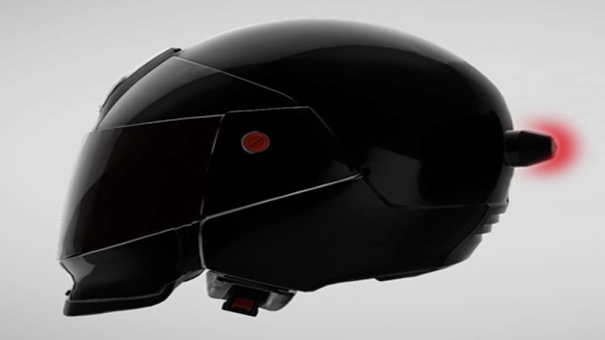 CES 2017: Cosmo Connected Motorcycle Helmet Brake Light Unveiled ...