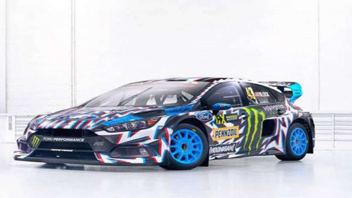 Ken Block’s Ford Focus RS Rallycross Hoonigan Racing Livery Is Quite ...