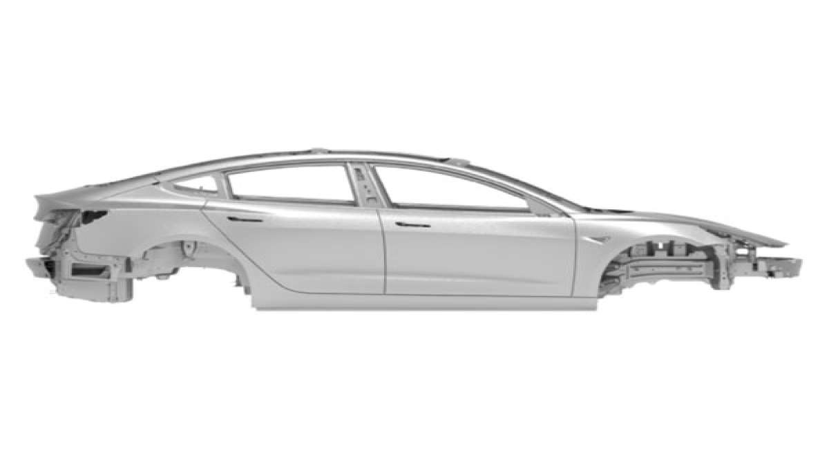 Tesla Model 3 Body In White Leakes In Online Brochure For Technicians ...