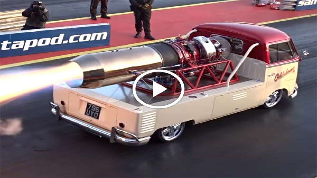 Volkswagen Pickup Truck Transformed Into A Jet-Engine Monster ...