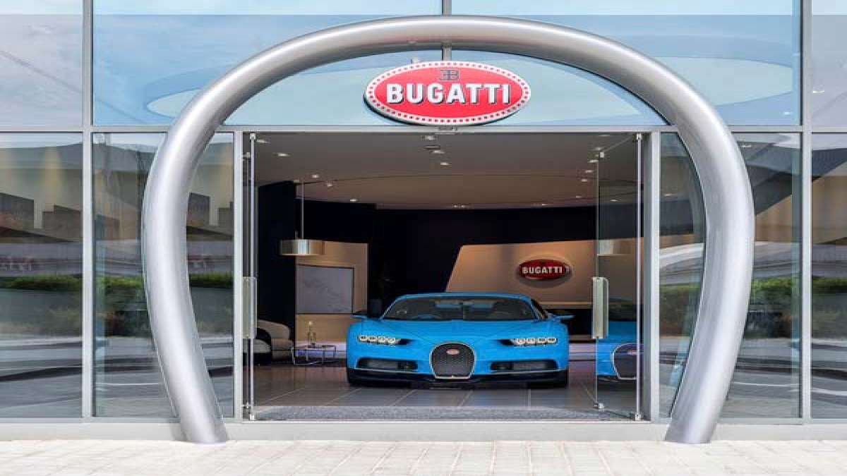 World’s Largest Bugatti Showroom Opens In Dubai - DriveSpark News