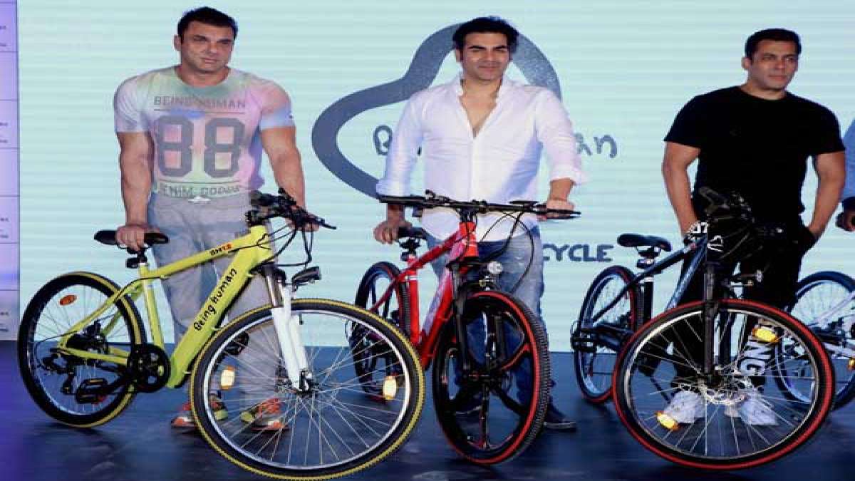 Salman Khan Launches Being Human E-Cycles - DriveSpark News
