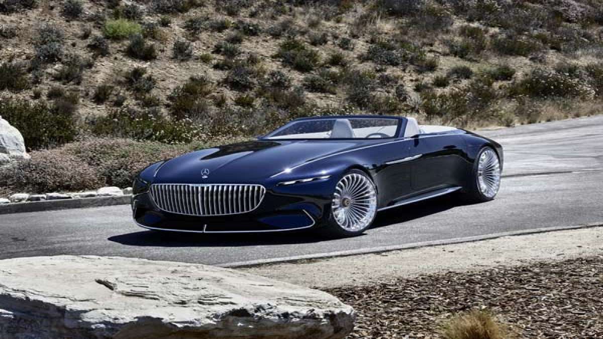 Vision Mercedes-Maybach 6 Cabriolet Concept Unveiled - DriveSpark News