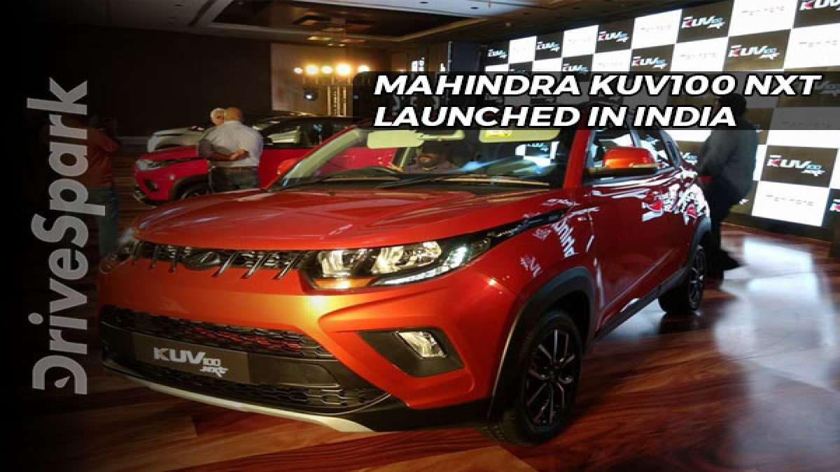 Mahindra KUV100 NXT Launched In India - Launch Price, Mileage ...