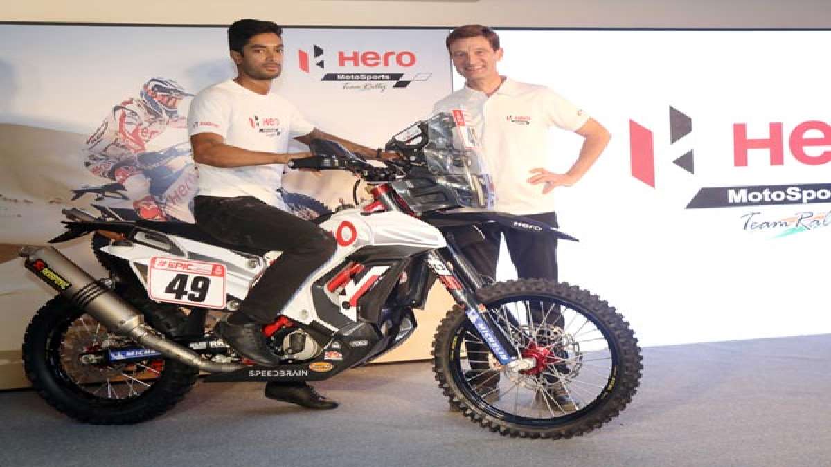 Hero MotoSports Team Rally Showcases 'Hero RR 450' Rally Bike For Dakar ...