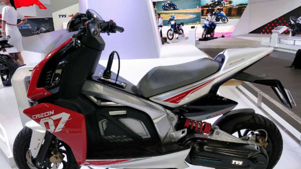 Auto Expo 2018: TVS Creon Electric Scooter Concept Unveiled — Launch ...