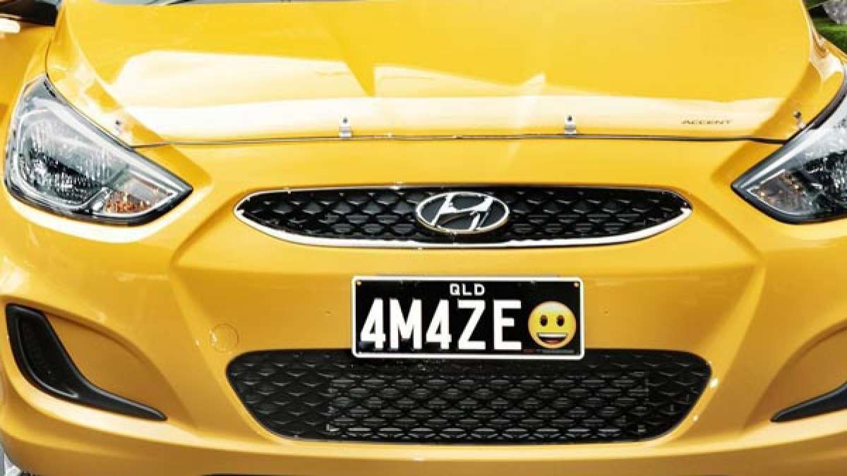 Registration Number Plates With Emojis For Vehicles In Queensland ...