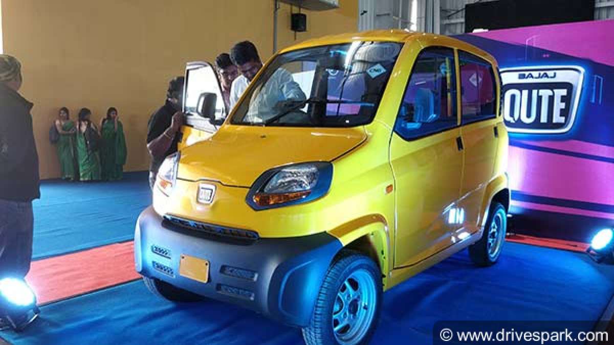 Bajaj Qute launched In India At Rs 2.63 Lakh: Mileage, Performance ...