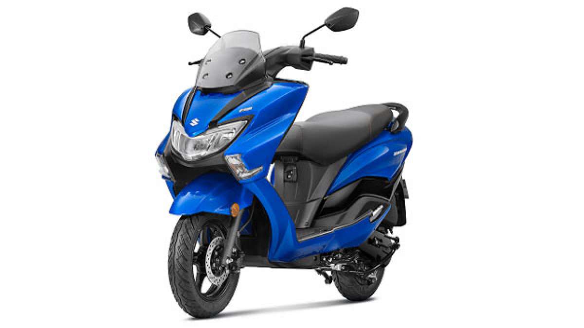 New Suzuki Burgman Street 125 Blue Colour Launched In India At Rs ...
