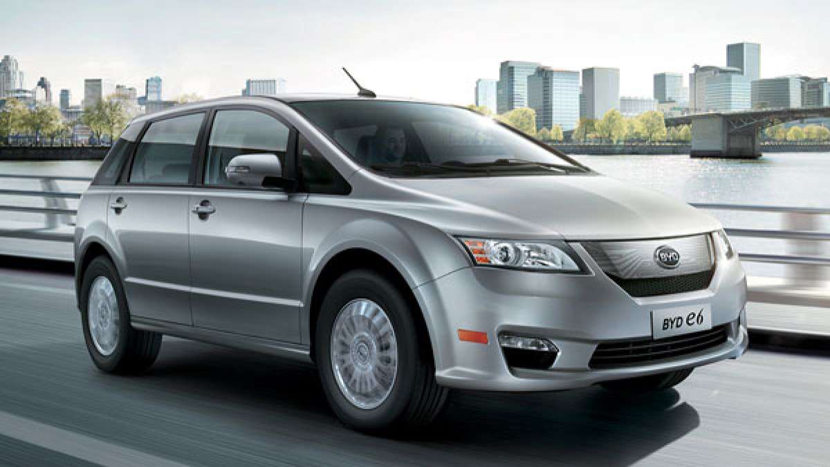 BYD e6 Electric MPV Spotted Testing In Chennai: India Launch By End Of ...