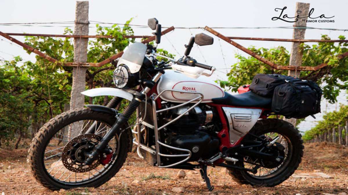 Royal Enfield Interceptor 650 Modified Into Scrambler/ADV Tourer By ...