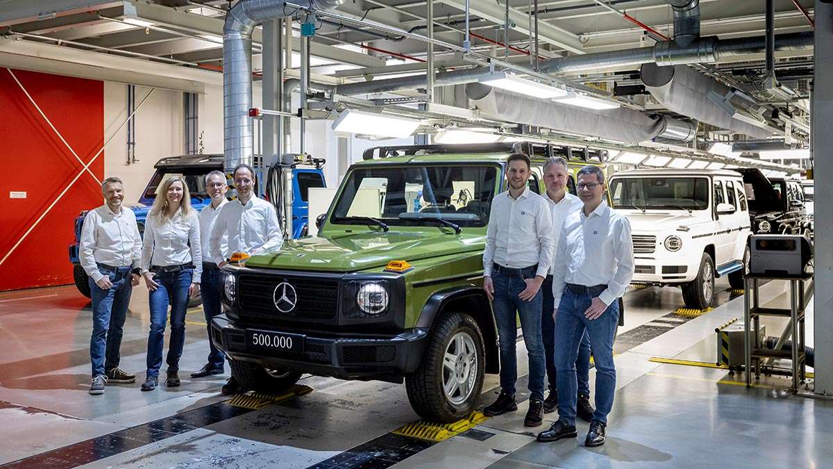 Mercedes Produces 500,000th G-Class SUV - DriveSpark News