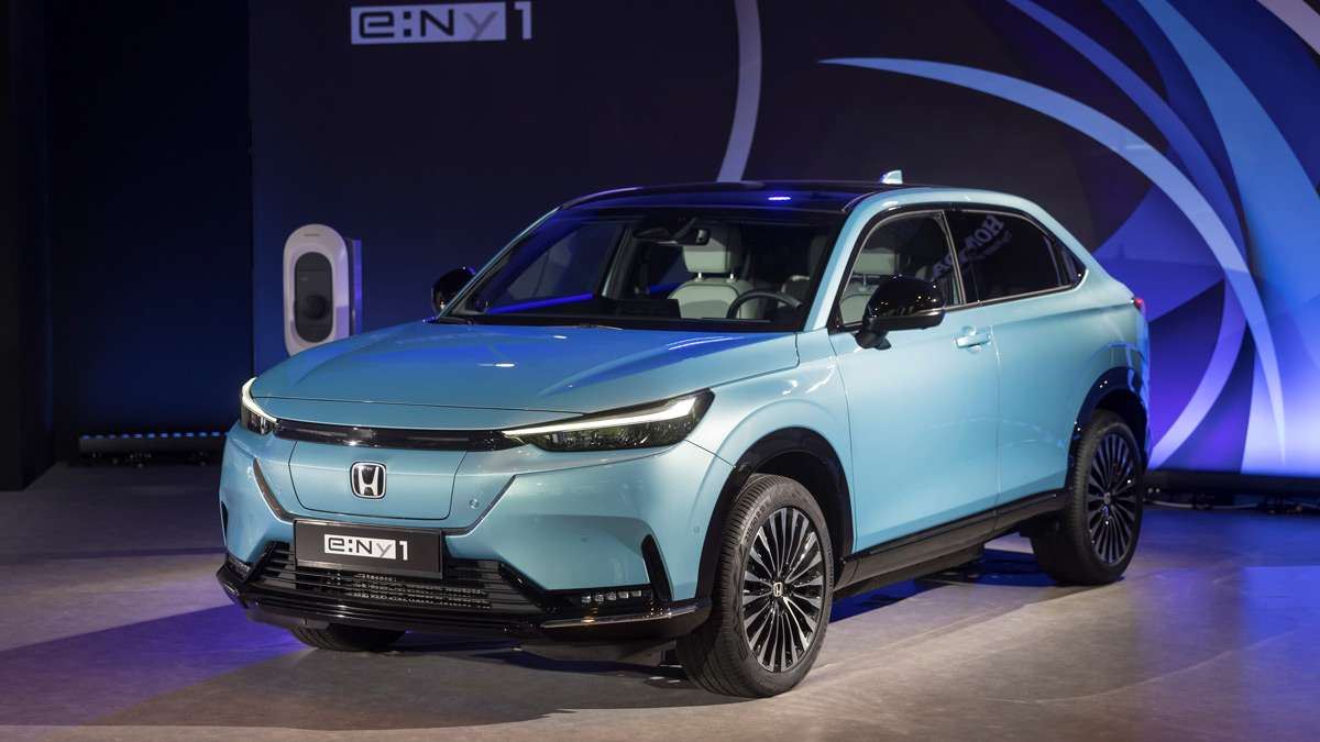 Honda e:Ny1 Electric SUV Revealed With 412km - DriveSpark News