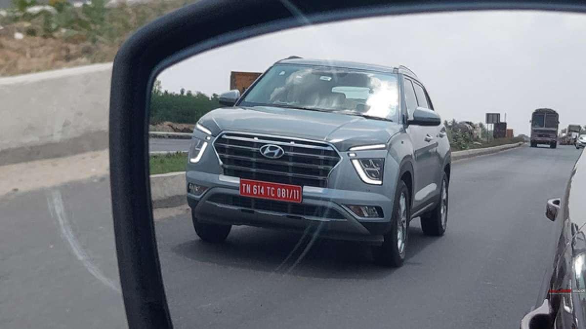 Hyundai Creta EV Spotted Testing - Spy Pics - DriveSpark News