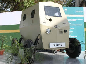 Tata Motors | Micro Bullet Proof Car | Nano | DEFEXPO | Electric ...