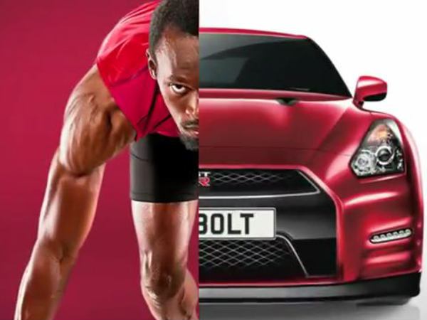 Nissan | Ropes In | Ussain Bolt | GT-R | Advertisement Campaign ...