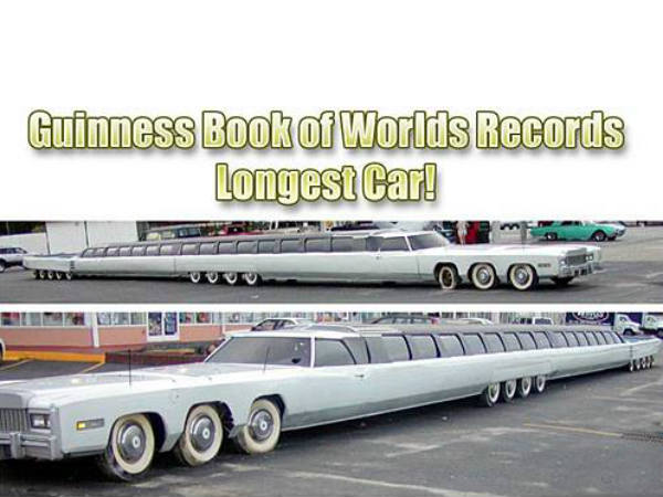Automobile World Records | Longest | Shortest | Heaviest - DriveSpark News